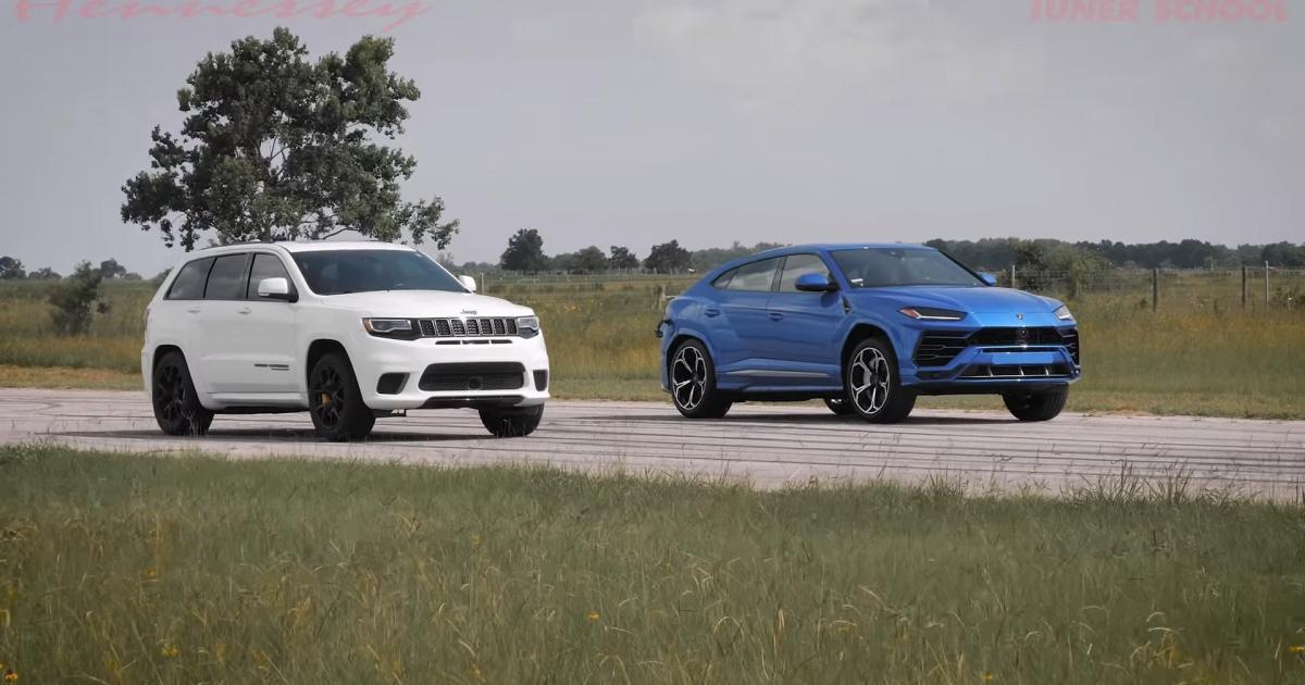 Jeep Trackhawk εναντίον Lamborghini Urus